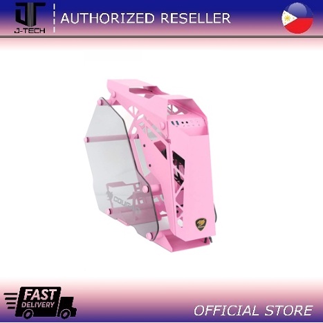 COMPUTER CASE COUGAR CONQUER MINI PINK EDITION ALUMINUM GAMING CASE W ...