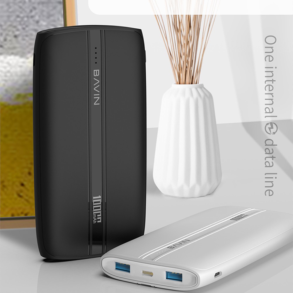 BAVIN PC087 10000mAh Slim Size Portable Power Bank W/ Micro Type-C ...