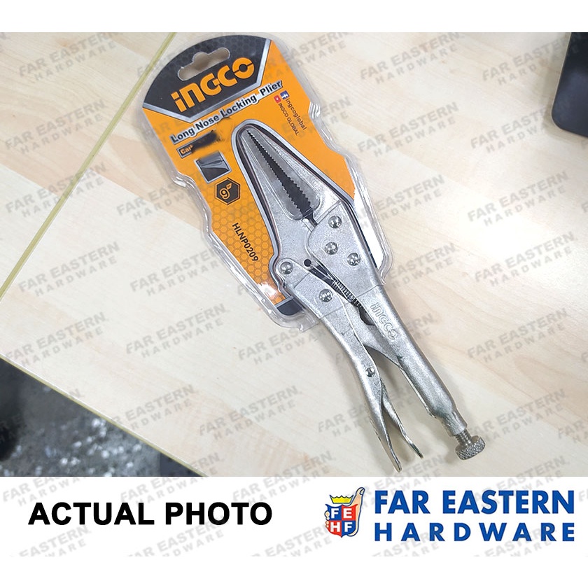 INGCO Locking Pliers Straight | Curved Jaw | Chain Clamp | C Clamp ...