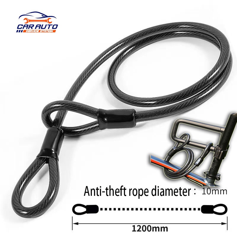 1.2M length/with ring end lock wire lock anti-theft wire/bicycle wire ...