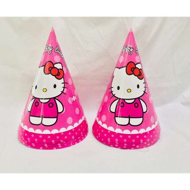 Hello Kitty Cone Party hat (10pc per order) | Shopee Philippines