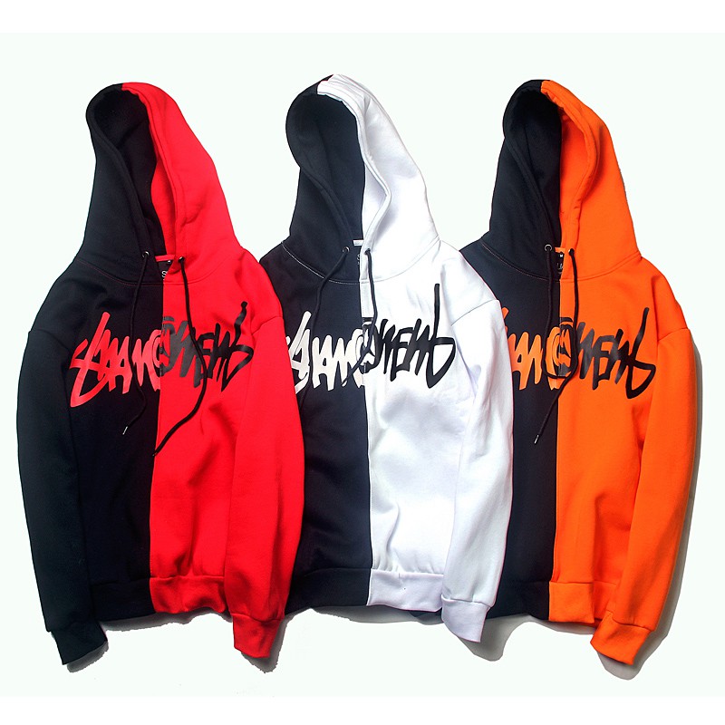 Godteng sua yin and yang color matching ghost claw scratch fashion ...