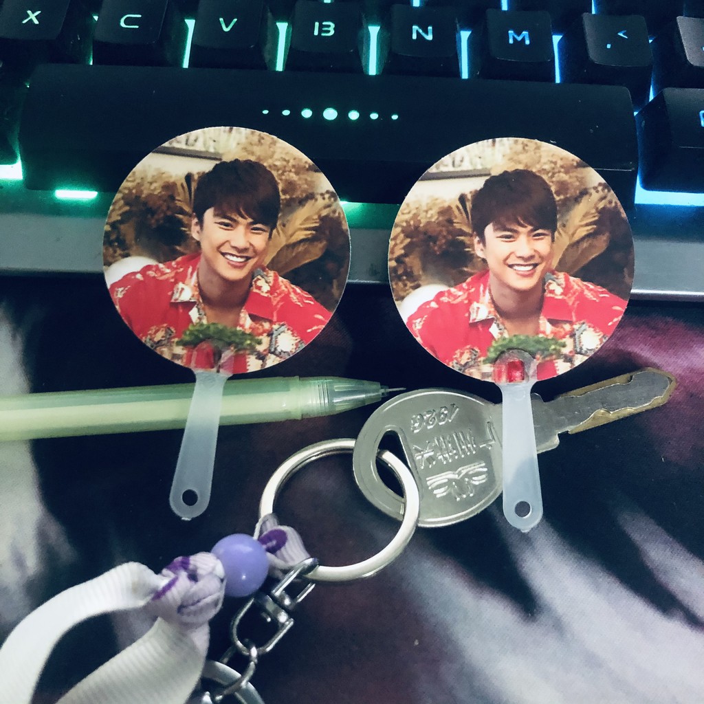 Mini fan - 2-sided fan keychain (printed on request) | Shopee Philippines
