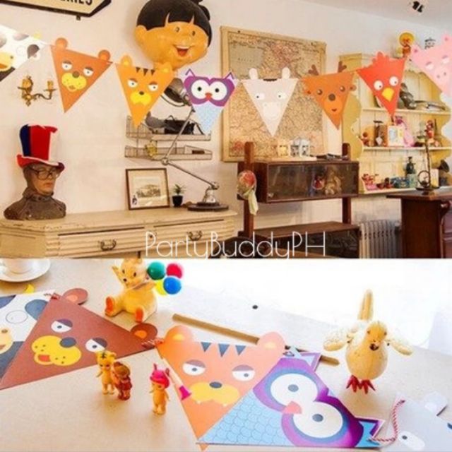 Safari / Animal Party Flag Banner | Shopee Philippines