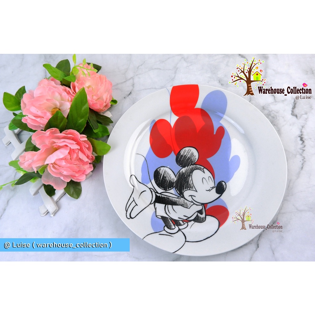 Flat Plate/Disney Plate/Mickey Plate/Disney Mickey Ceramic Plate/10 ...