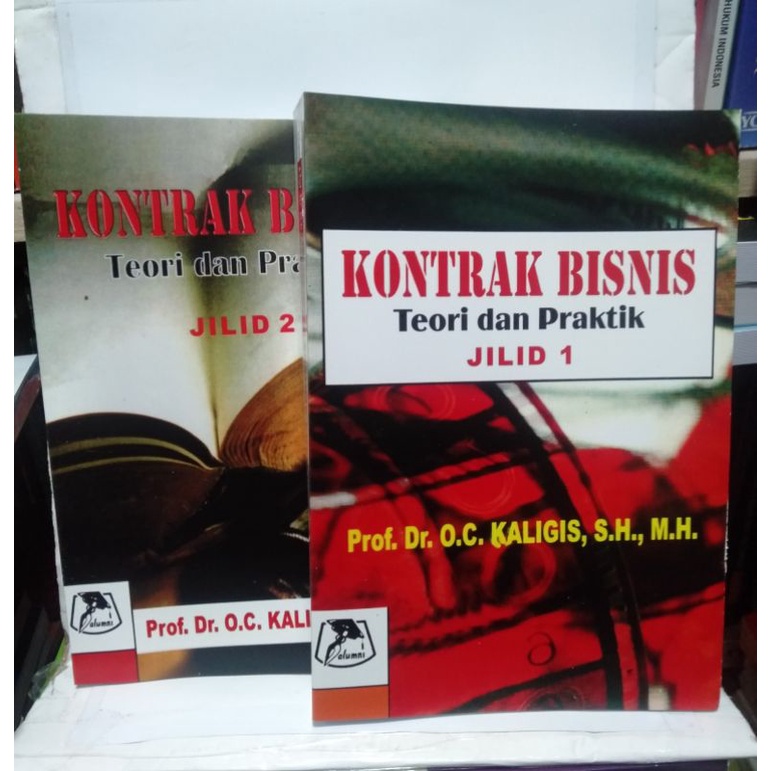 Business CONTRAK BOOK Theory and Practice Volume 1 & Volume 2 OCKaligis ...