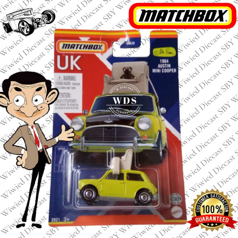Matchbox MBX Mini Cooper Mr Bean Hobby Toy Diecast Collector Edition Uk ...