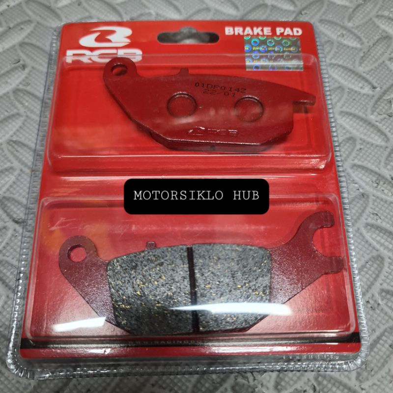 RCB REAR BRAKE PAD SNIPER 150/SNIPER 155/SNIPER MX 135/RAIDER 150 CARB ...