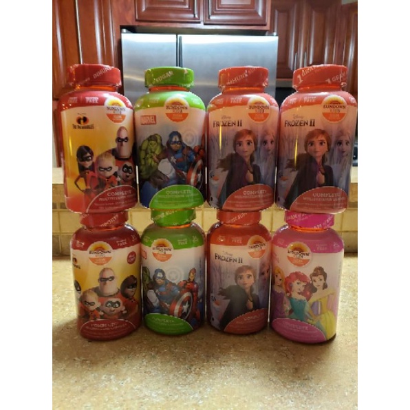 SUNDOWN KIDS Disney Princess,Frozen 2, Marvel, Incredibles 180counts ...