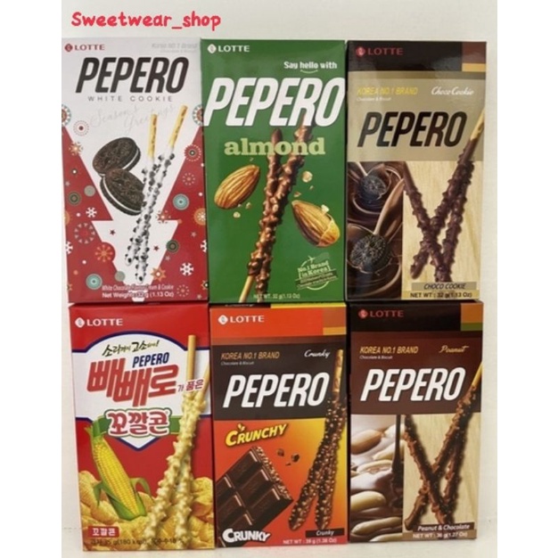 SALE‼️Original Pepero Almond/Cookies&Cream/Sweetcorn/Choco cookie ...