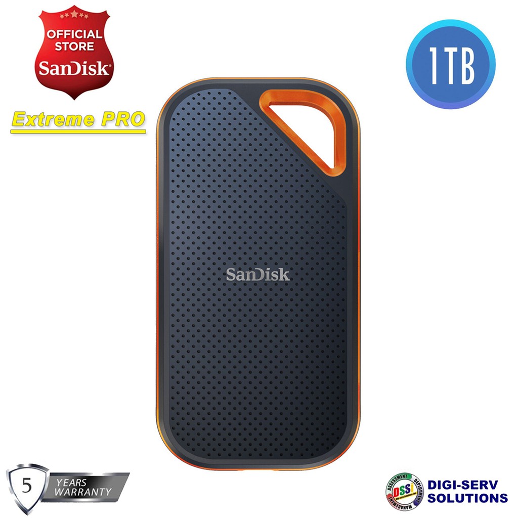 Sandisk Extreme PRO 1TB Portable SSD V2 (SDSSDE81-1T00-G25) | Shopee Philippines