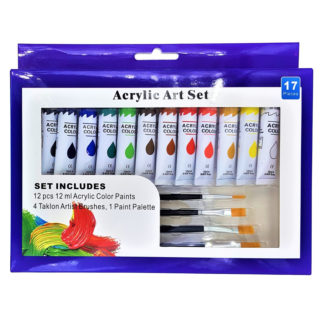 Acrylic Art Set - 17 pcs | Shopee Philippines