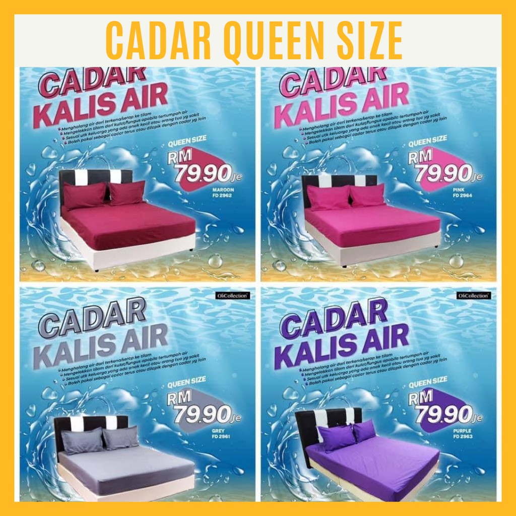 CADAR QUEEN SAIZ PLAIN KALIS AIR | Shopee Philippines