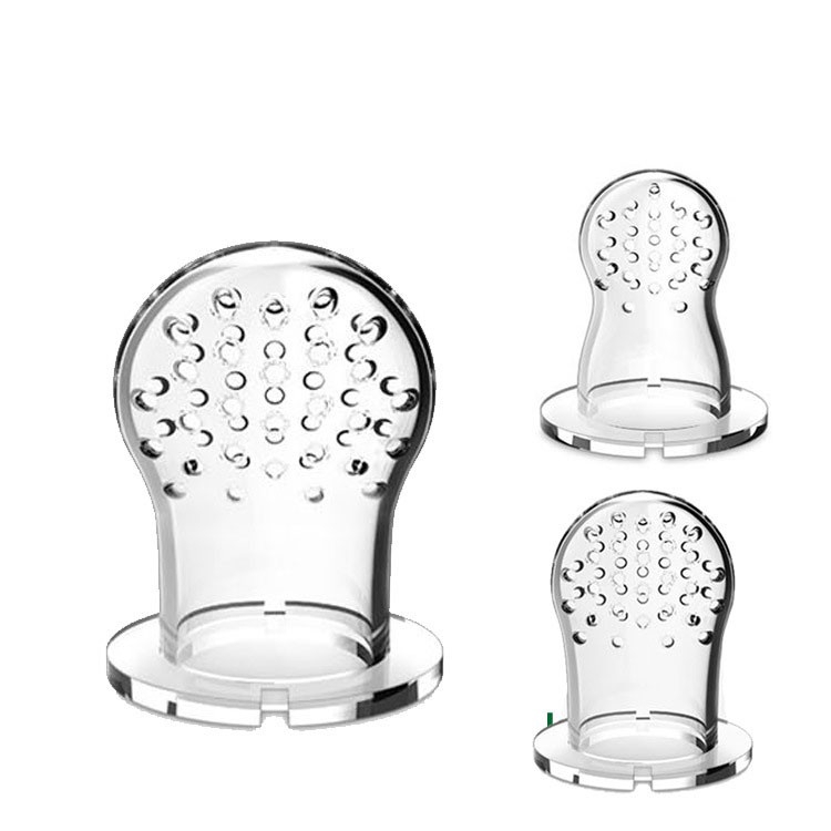 Teethers & Pacifiers Baby Fruit Nipple Biting Mesh bag Silicone ...