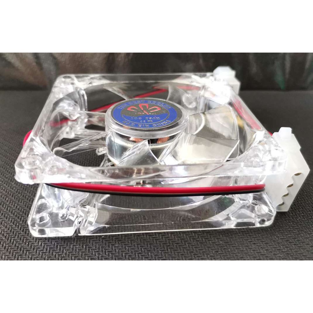 Casing Fan Transparent w/ LED Blue 120mm | Shopee Philippines