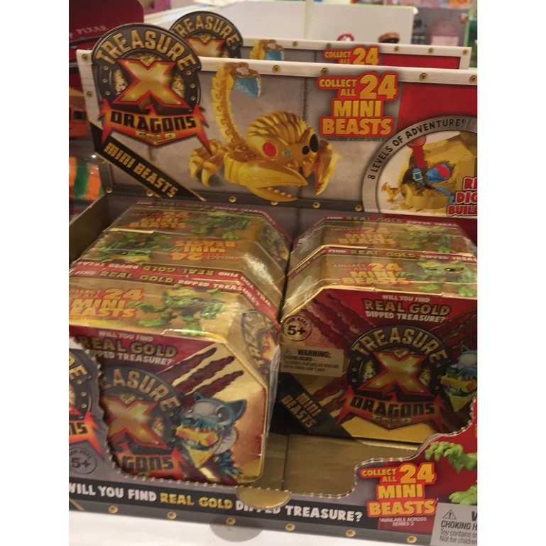 Treasure X mini beasts dragon's kings gold | Shopee Philippines