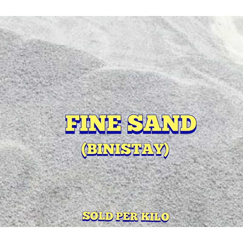CEMENT, WHITE SAND, FINE-SAND, GRAVEL 3/4, ( SOLD PER KILO ) | Shopee ...