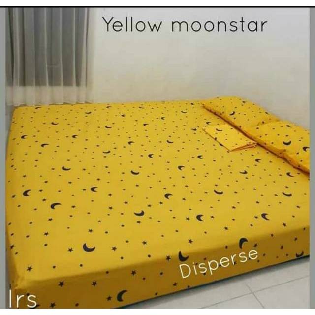 Bed Sheet With Yellow Star Moon Sheet) | Shopee Philippines