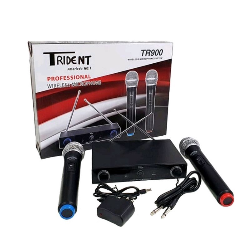 Trident Tr 800 and Tr 900 professional double vhf wireless Mic system ...