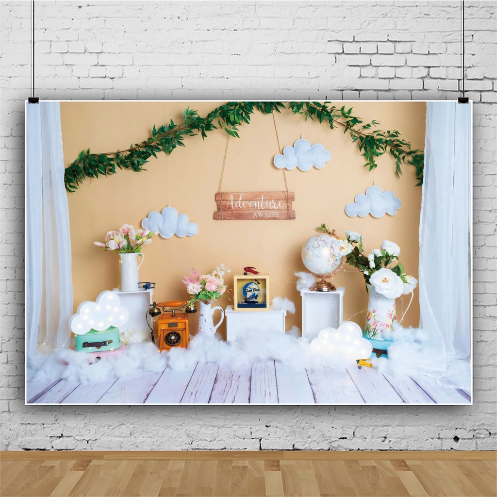 Newborn Baby Photography Background Birthday Cake Backdrop Baby Shower ...