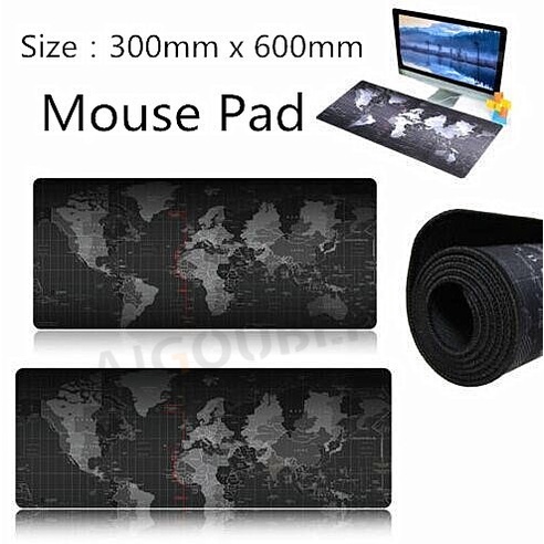 The New Exquisite Mouse Pad The World Map The Full Cover The Width is ...