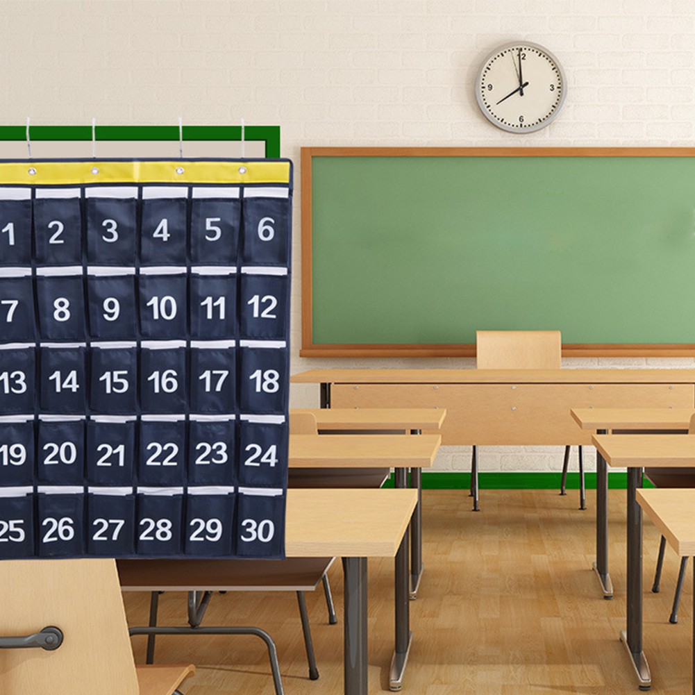 Oxford Fabric Numbered Classroom Pocket Charts for Cell Phones Hanging ...