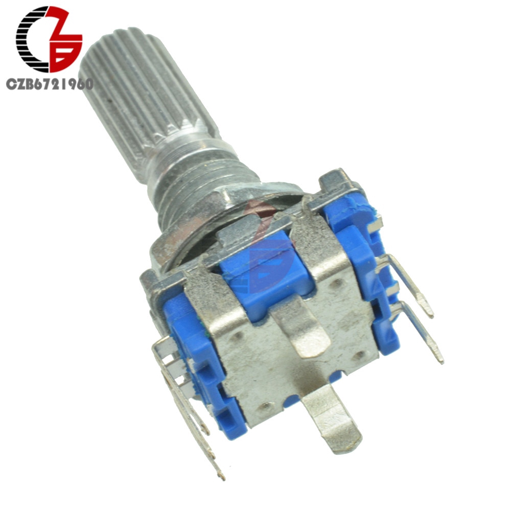 2Pcs 15mm 20mm EC11 Rotary Encoder Switch Digital Audio Potentiometer ...