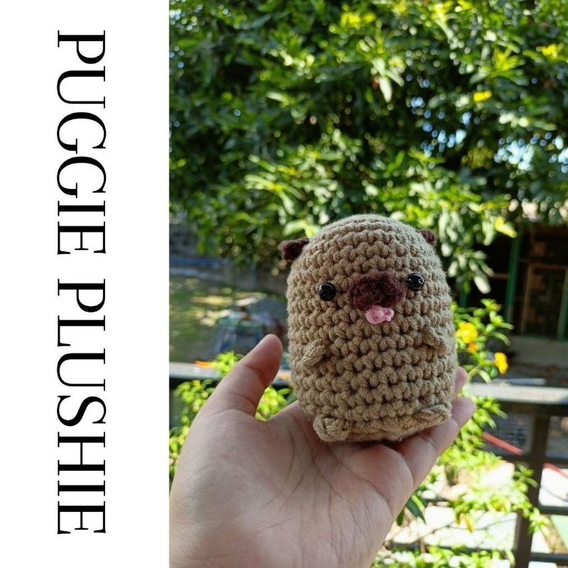Handcrafted Crochet Puggie Plushie (PRE-ORDER) | Shopee Philippines