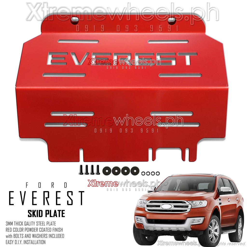 Ford Everest 2016-2022 Hard Steel Skid plate / skidplate ( Everest ...