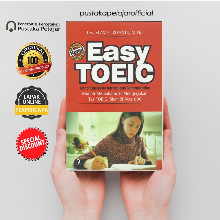 ORIGINAL EASY TOEIC BOOK / SLAMET RIYANTO / STUDENT LIBRARY | Shopee ...