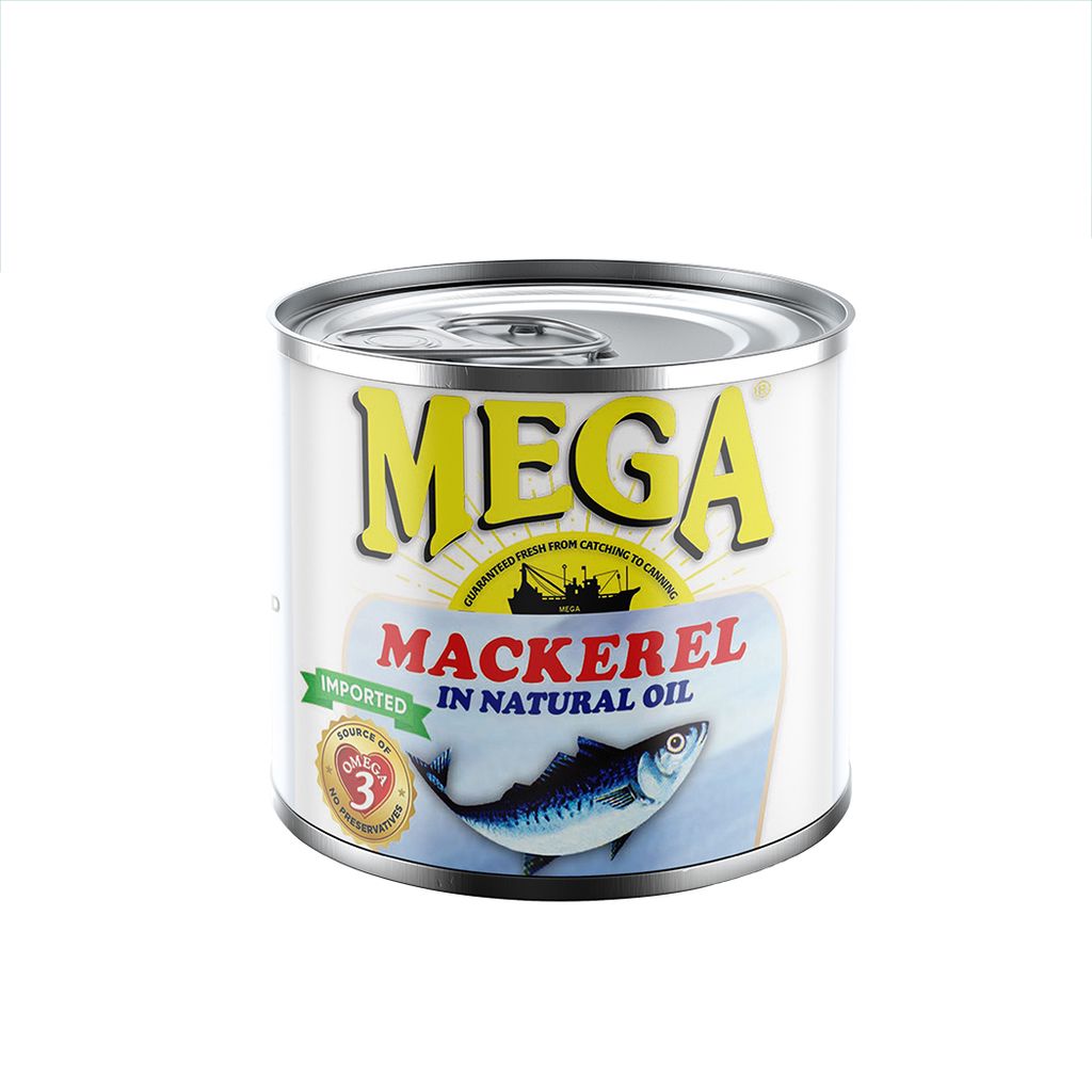 Mega Mackerel in Natural Oil 200g | Shopee Philippines