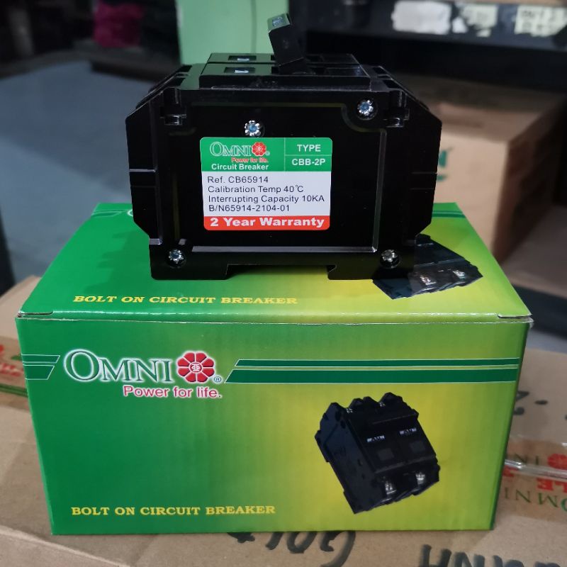 OMNI BOLT-ON CIRCUIT BREAKER 2POLE CBB-2P 20A/30A | Shopee Philippines