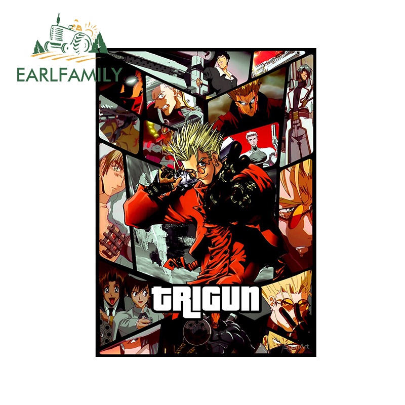 EARLFAMILY 13cm x 9.5cm for Trigun Ultimate Car Stickers Vinyl Decals ...