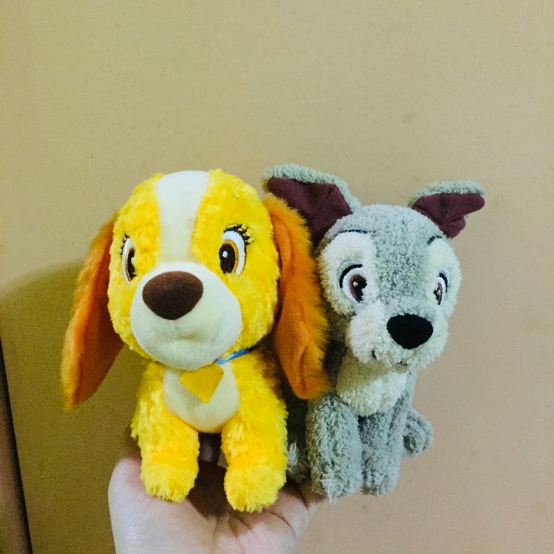 Disney Lady and The Tramp small plush | Shopee Philippines