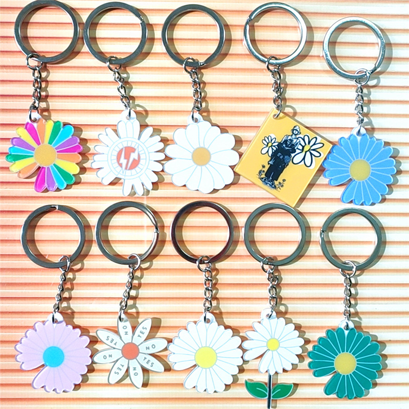G-DRAGON Daisy Schoolbag GD Cute Acrylic Car Key Chain Bag Key Ring ...