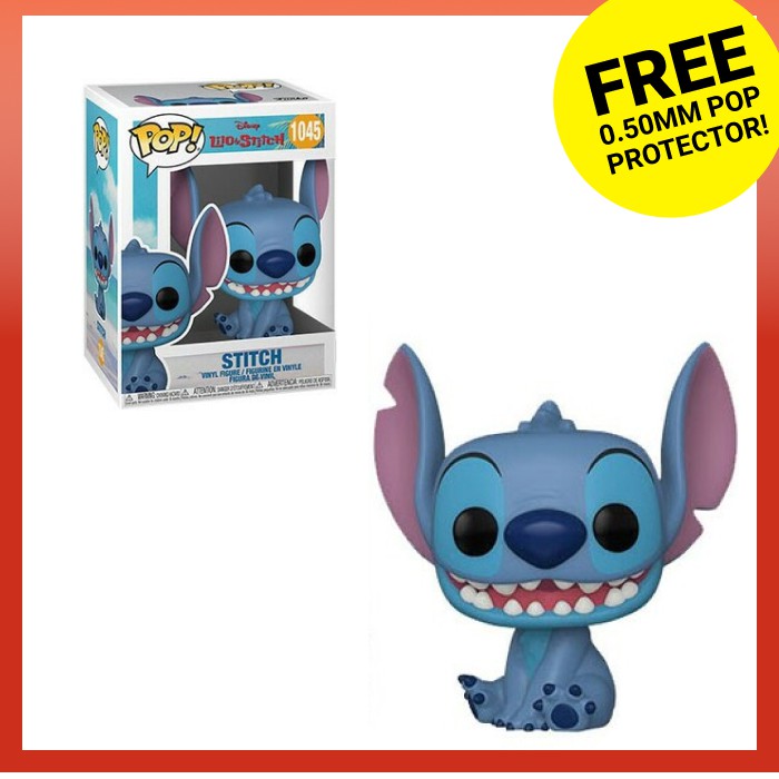 Disney Lilo & Stitch - Smiling Seated Stitch #1045 Funko Pop Vinyl ...