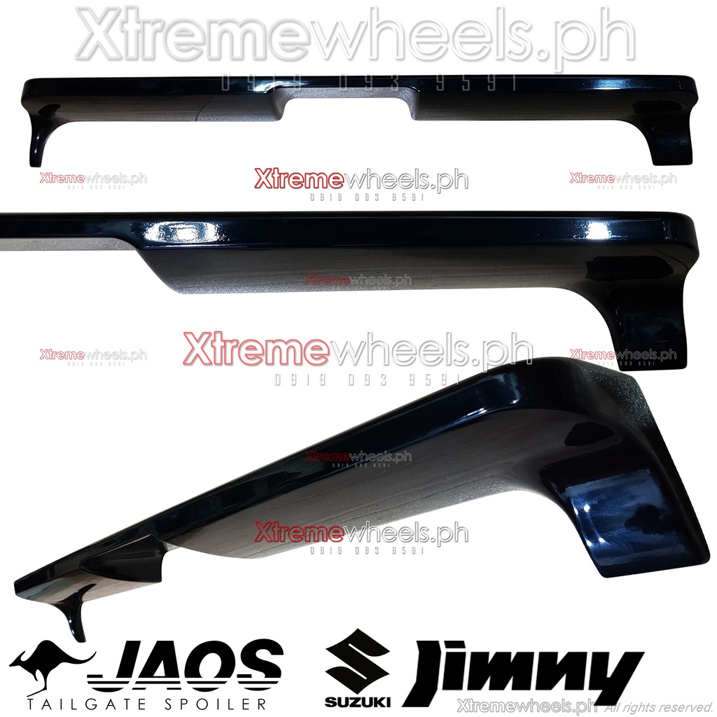 JIMNY 2019-2023 Glossy Black Oem Spoiler Thailand clip type spoiler ...