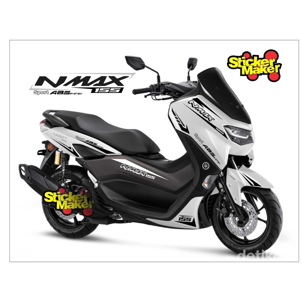 Yamaha Nmax 155 New 2020/2021 Body Cutting Sticker. (CODE 010) | Shopee ...
