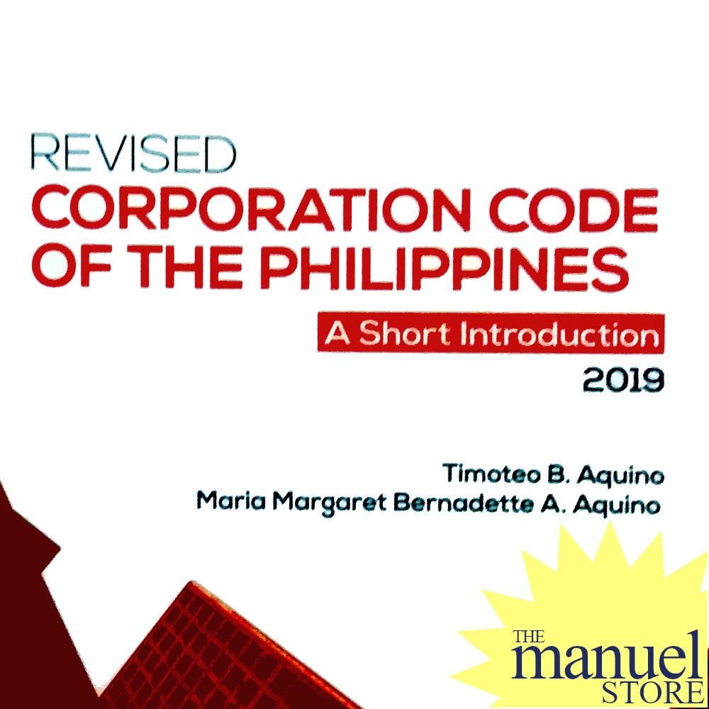 Timoteo Aquino (2019) - A Short Introduction: Revised Corporation Code ...