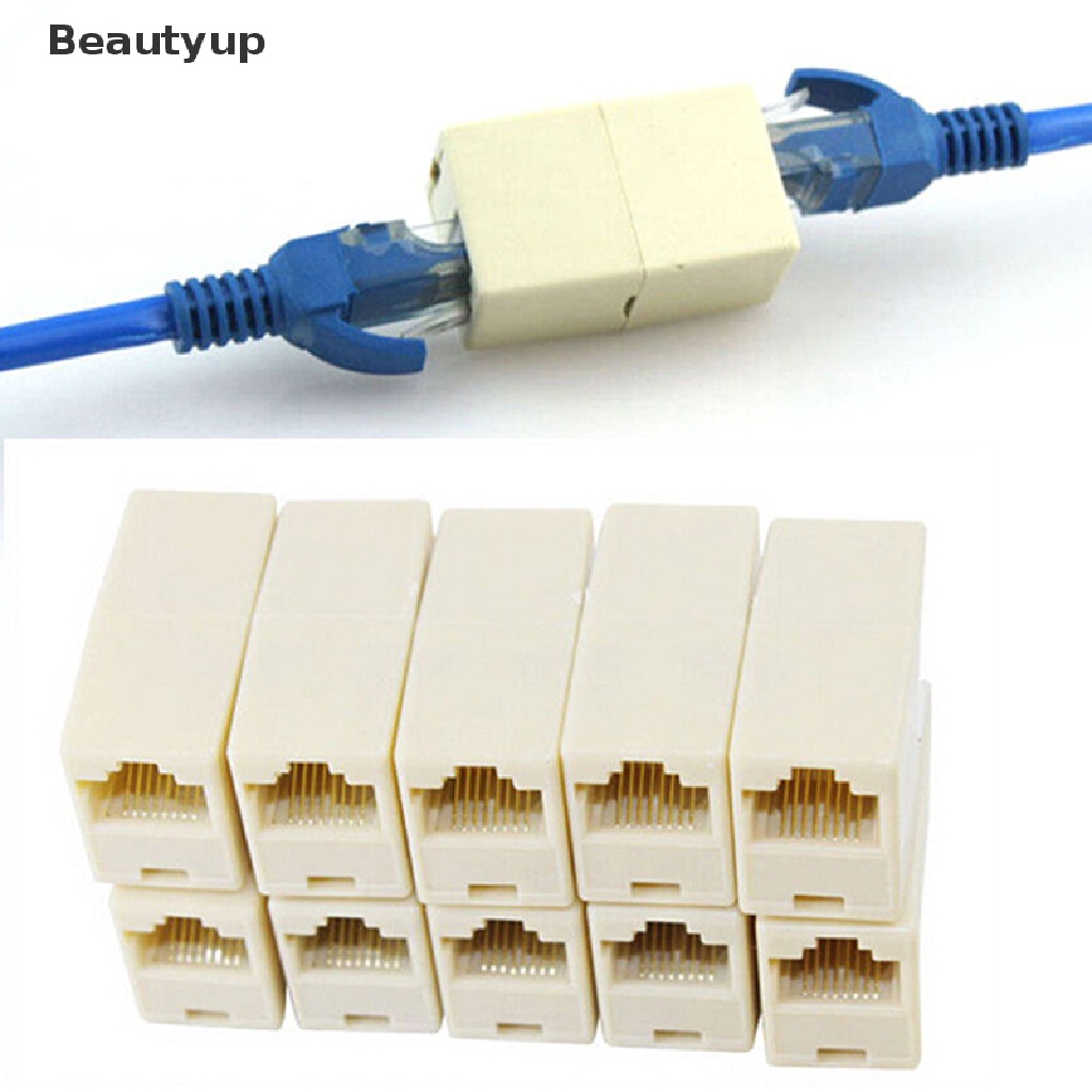 [Beautyup] 10PCS RJ45 Female to Female Network Ethernet Lan Cable ...