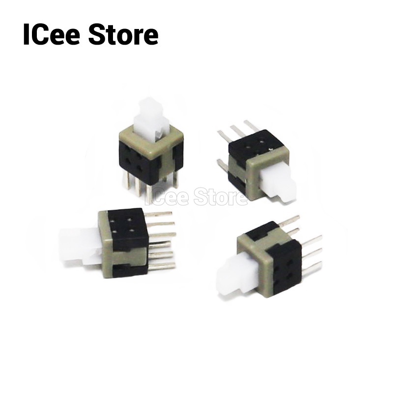 10Pcs Push Tactile Power Micro Switch 6 Pin Button Switch Self Locking ...