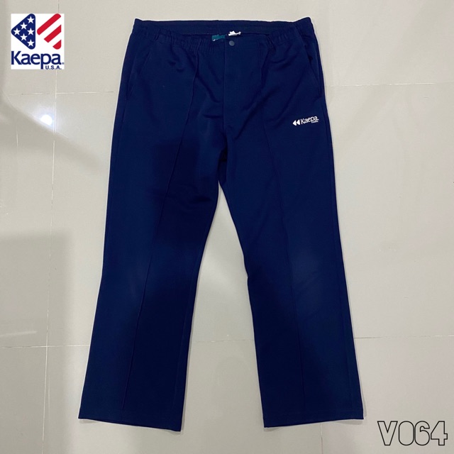 Kaepa Tracksuit Pants Navy Color Waist 37-42 " Front Zip With Rope ...