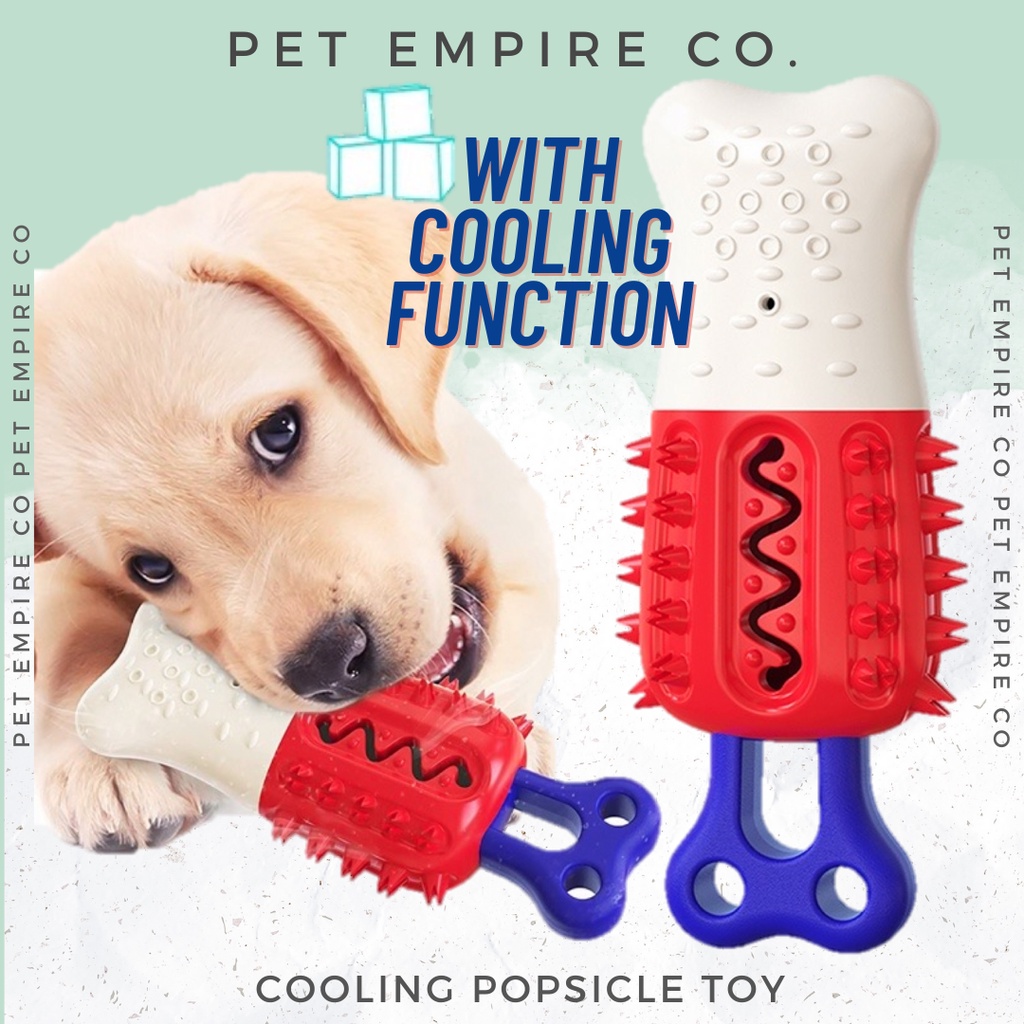 Cooling Dog Toys Molar Stick Popsicle Shaped Upgraded Chew Toys Heavy ...