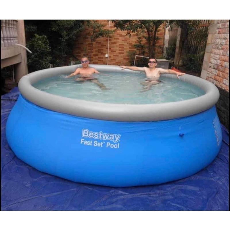 Fast Set Inflatable Round Pool Bestway | Shopee Philippines