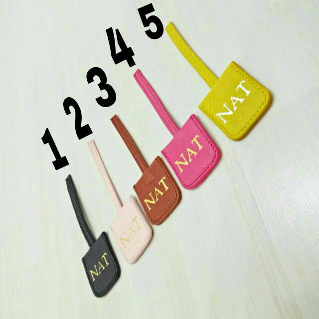 Initial Name Tag/Bag Charm/Hangtag | Shopee Philippines