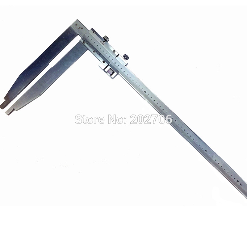 0-500mm x 250mm long jaw Heavy Duty Vernier Caliper with nib jaw High ...
