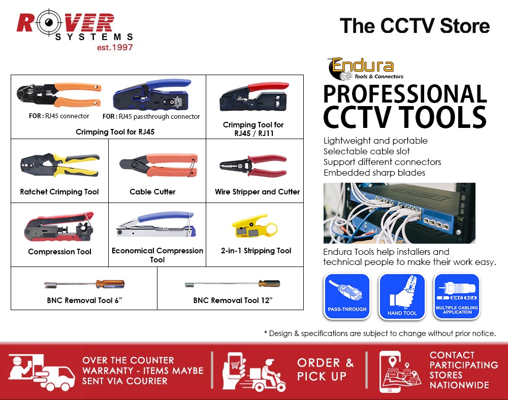 Endura Modular Crimping Tool for RJ45/RJ11 Connector and UTP/STP CAT5 ...