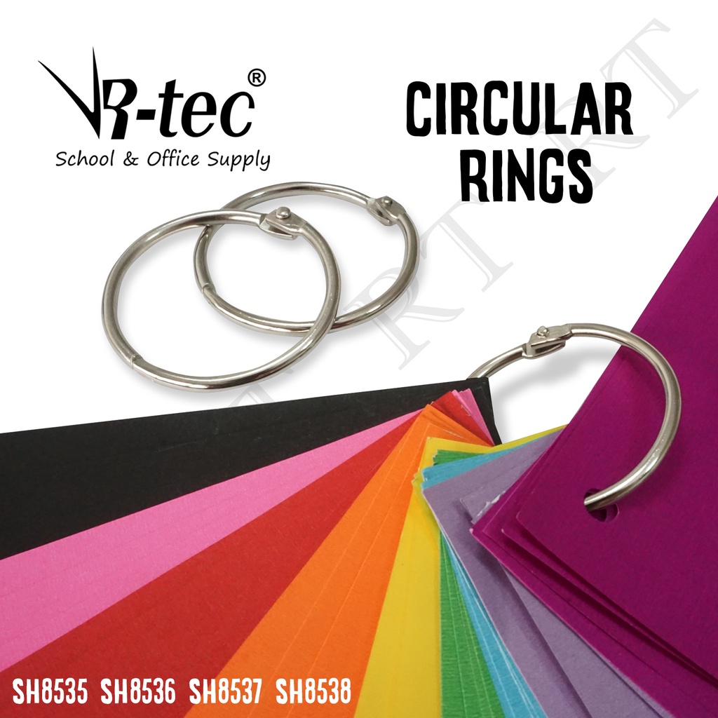 10 Piece Metal Ring Binder 1''-3.5'' DIY Photo Album Binder Hoop Open ...