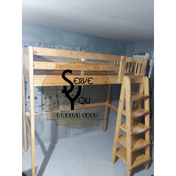 (PRE-ORDER MESSAGE US FIRST) Loft bed with customized ladder ( 36"x75 ...