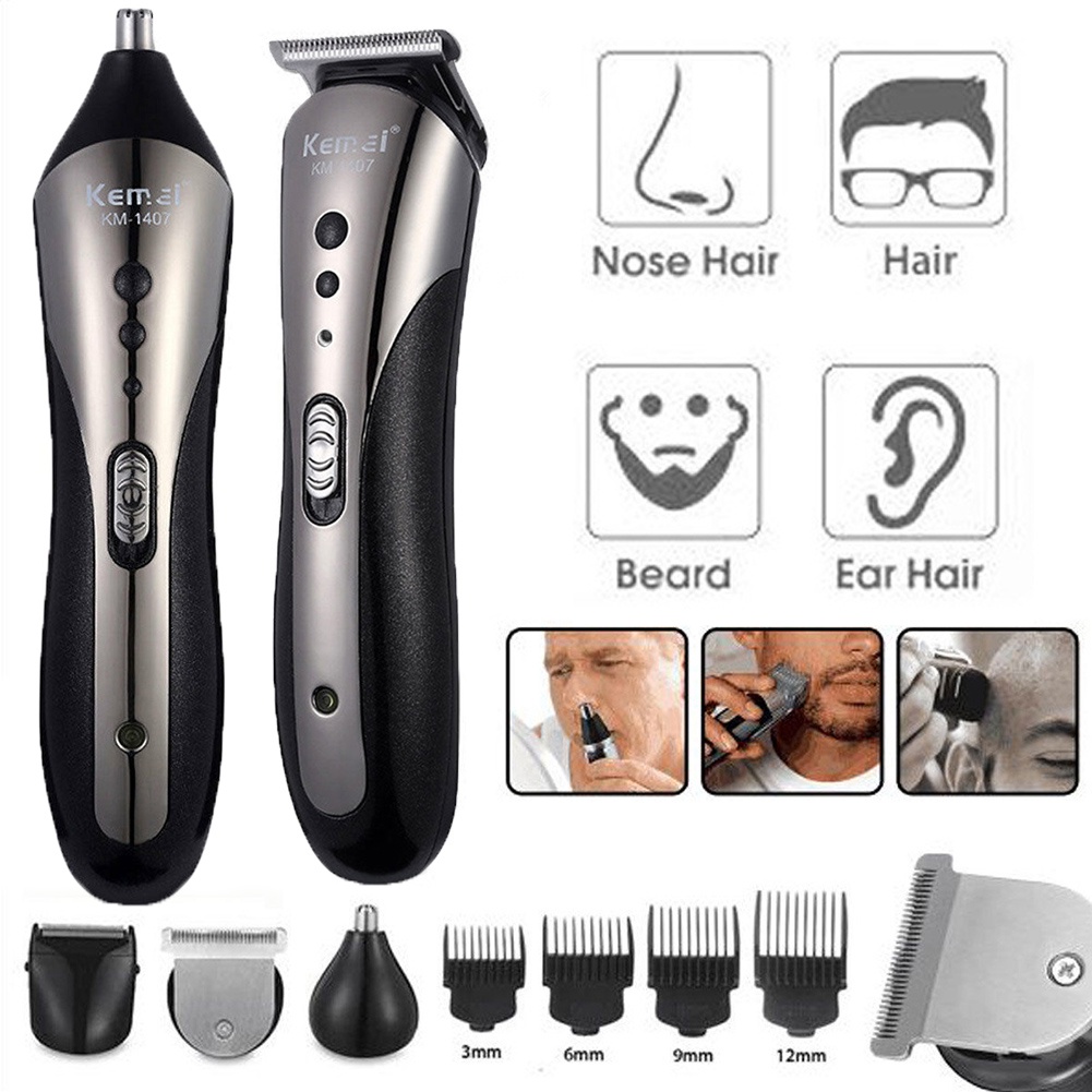 Pang-ahit All in 1 Waterproof Electric Razor Hair Clipper Nose Hair ...